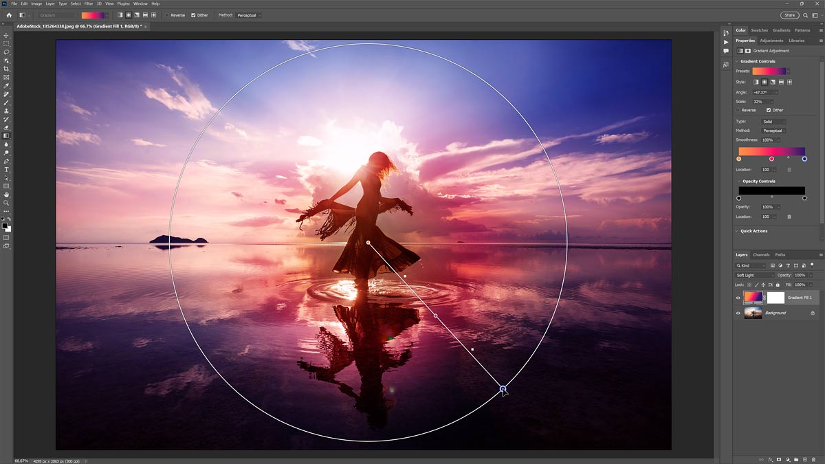 Mastering Dynamic Design: A Comprehensive Guide on How to Use Live Gradients in Photoshop 2023 ...