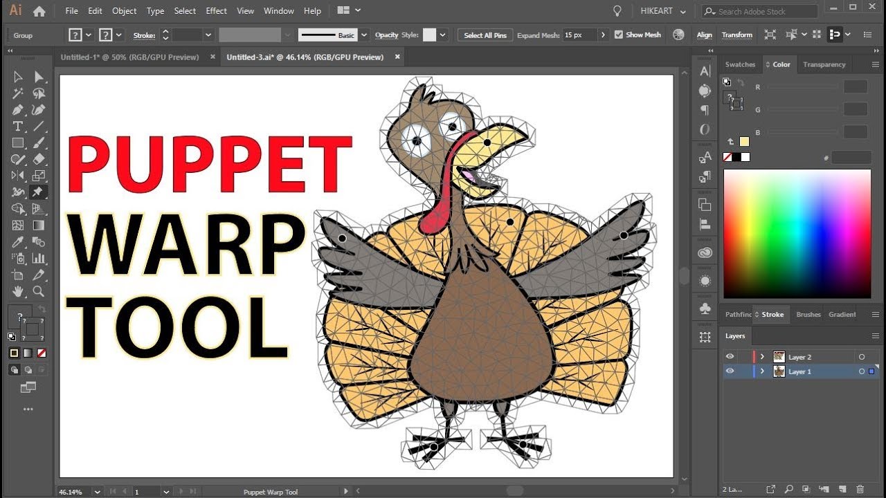 Mastering Puppet Warp: A Comprehensive Guide to Using the Puppet Warp Tool in Adobe Illustrator ...